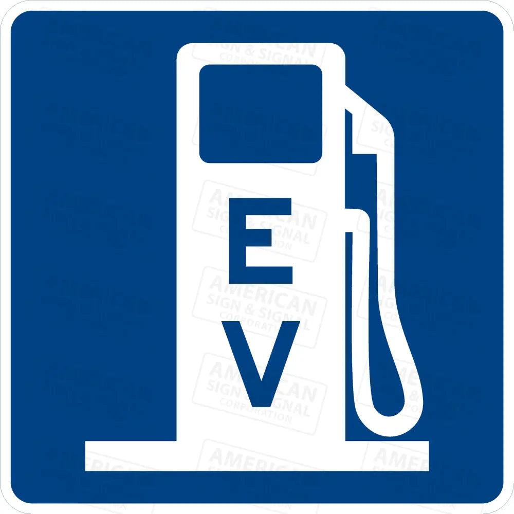 D9-11b Electric Vehicle Charging EV Sign