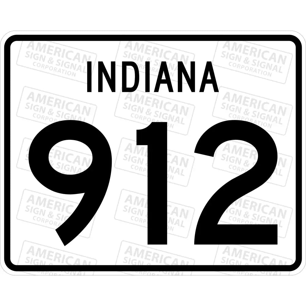Indiana State Route Sign
