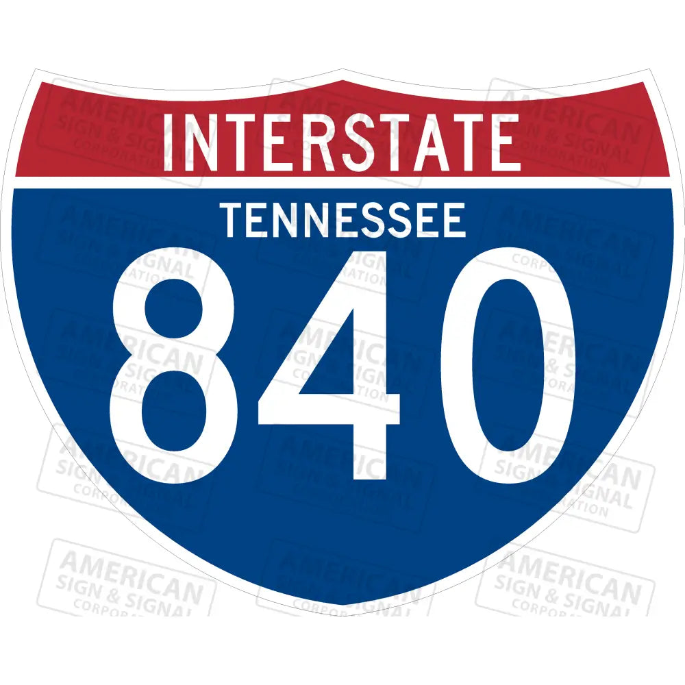 M1-1 Interstate Shield Sign (3 Digit)