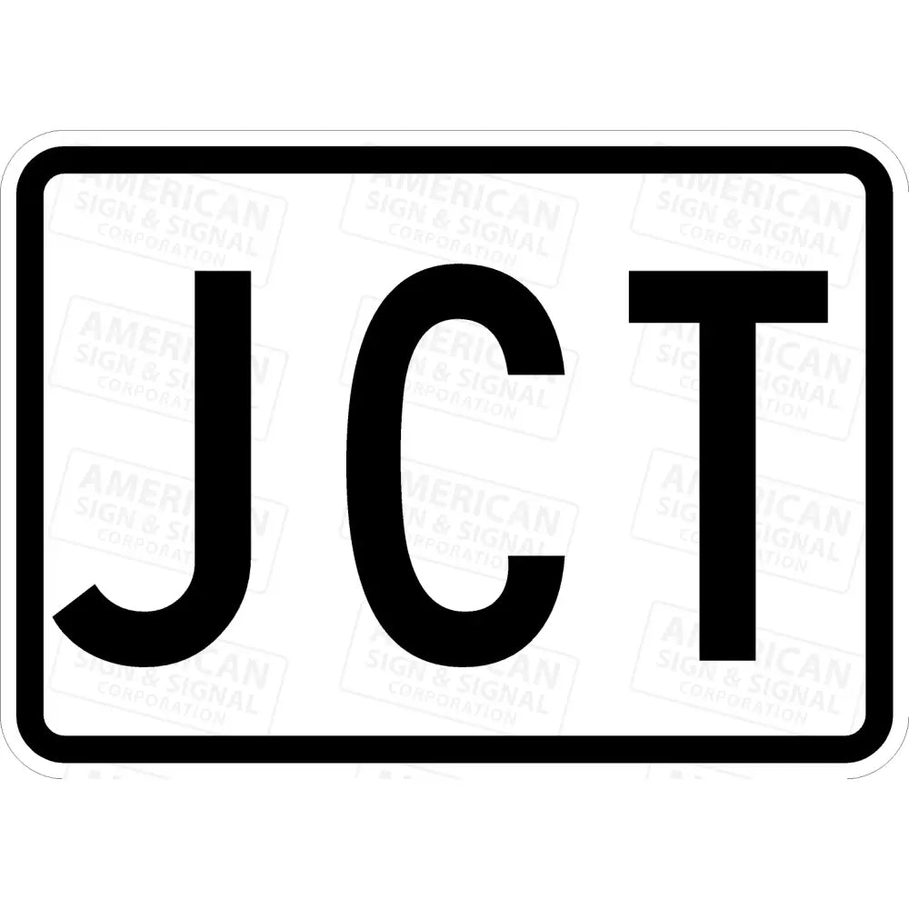 M2-1 JCT Junction Sign