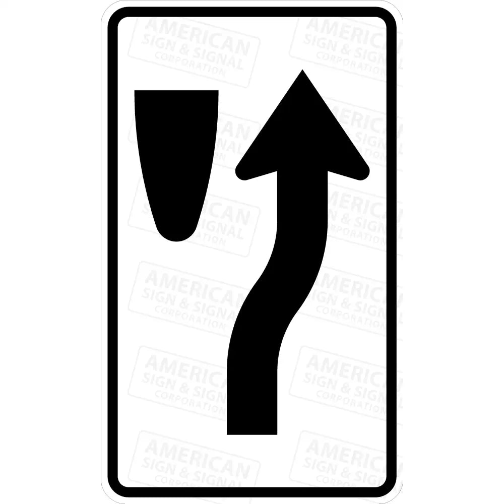 R4-7C Keep Right Narrow Sign