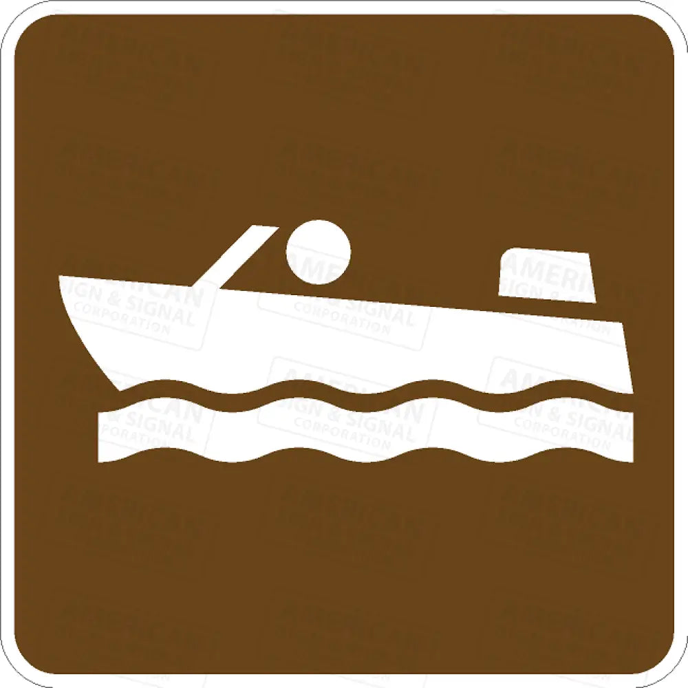 RS-055 Motorboating Sign