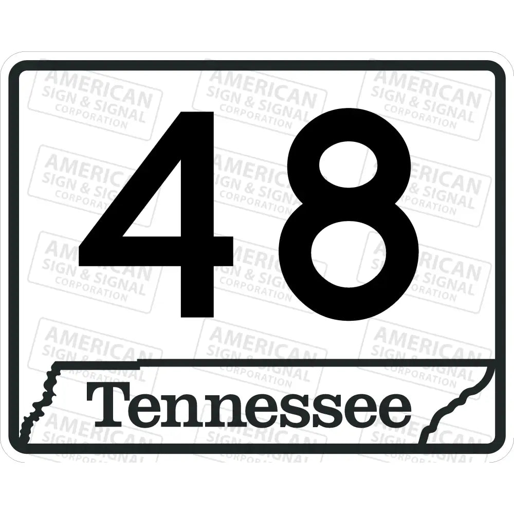 TN-6c Tennessee State Route Sign